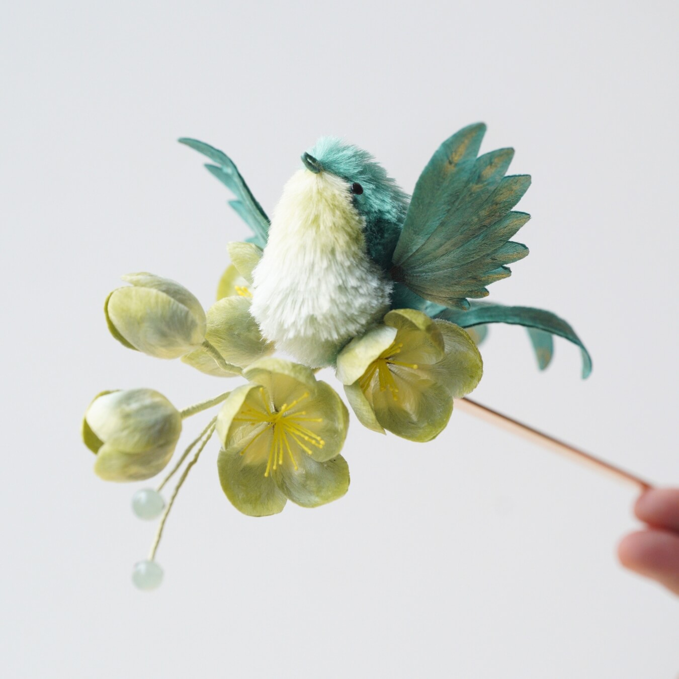 Ronghua DIY Kit | Blue Birdie with Flowers | Tools Included